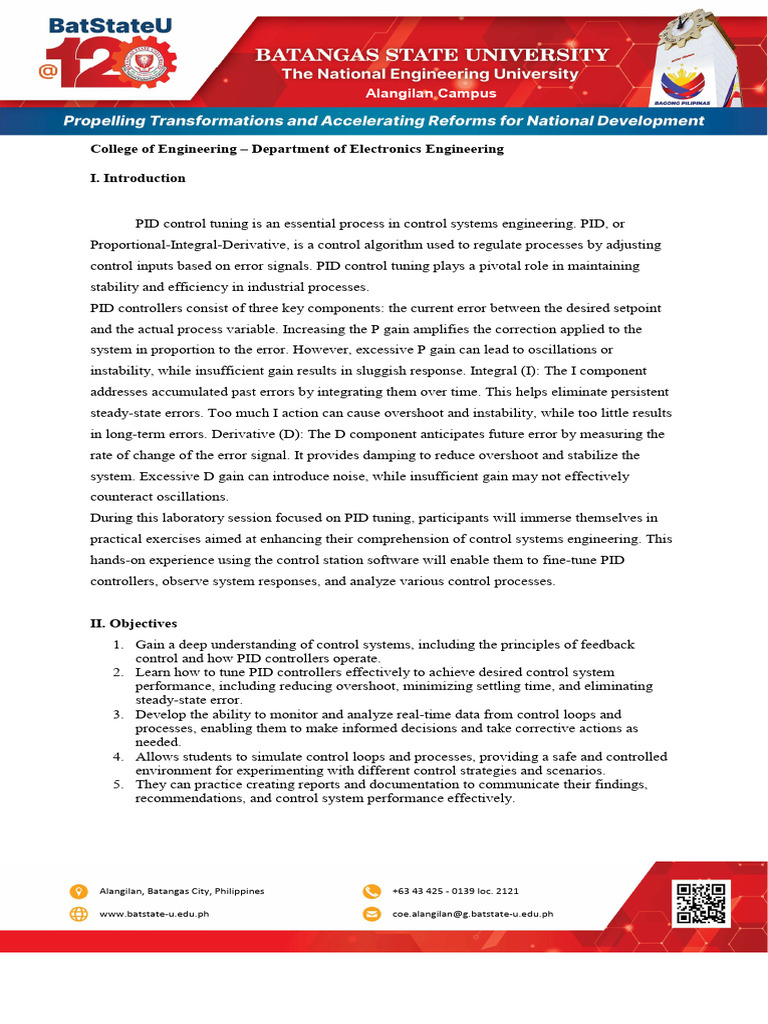 lab-1 | PDF | Applied Mathematics | Control Theory