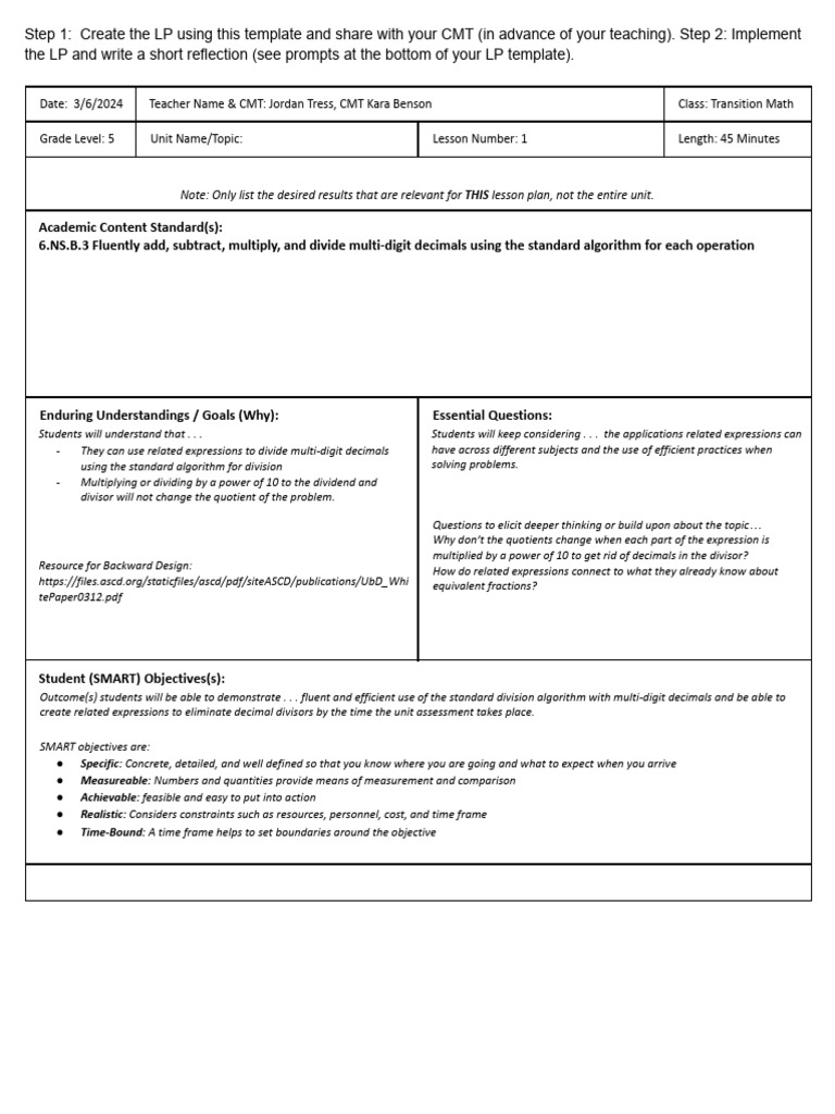Annotated-Ed 20327 20lesson 20plan 20template 202023 | PDF ...