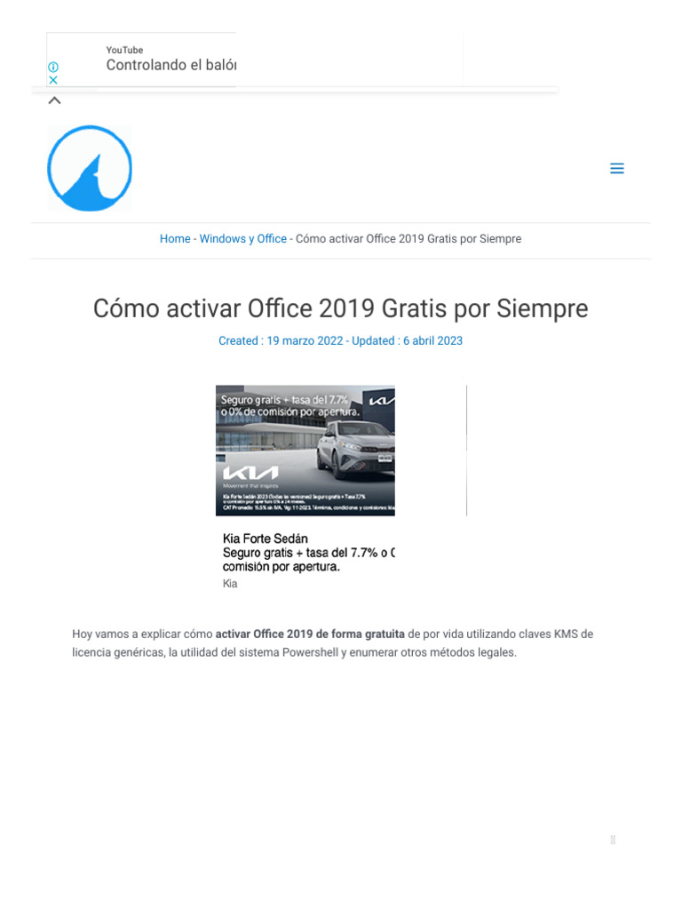 Cómo Activar Office 2019 Gratis Por Siempre - Nicolas Coolman ...