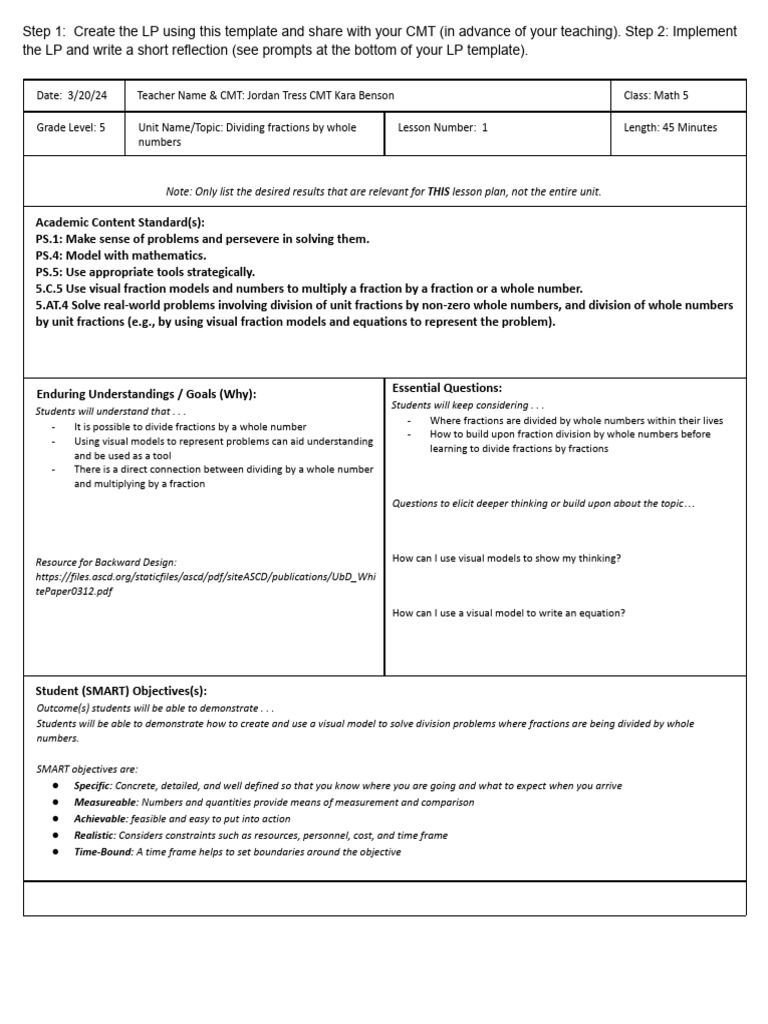 Annotated-ed 20327 20lesson 20plan 203 20 24 | Pdf | Educational 
