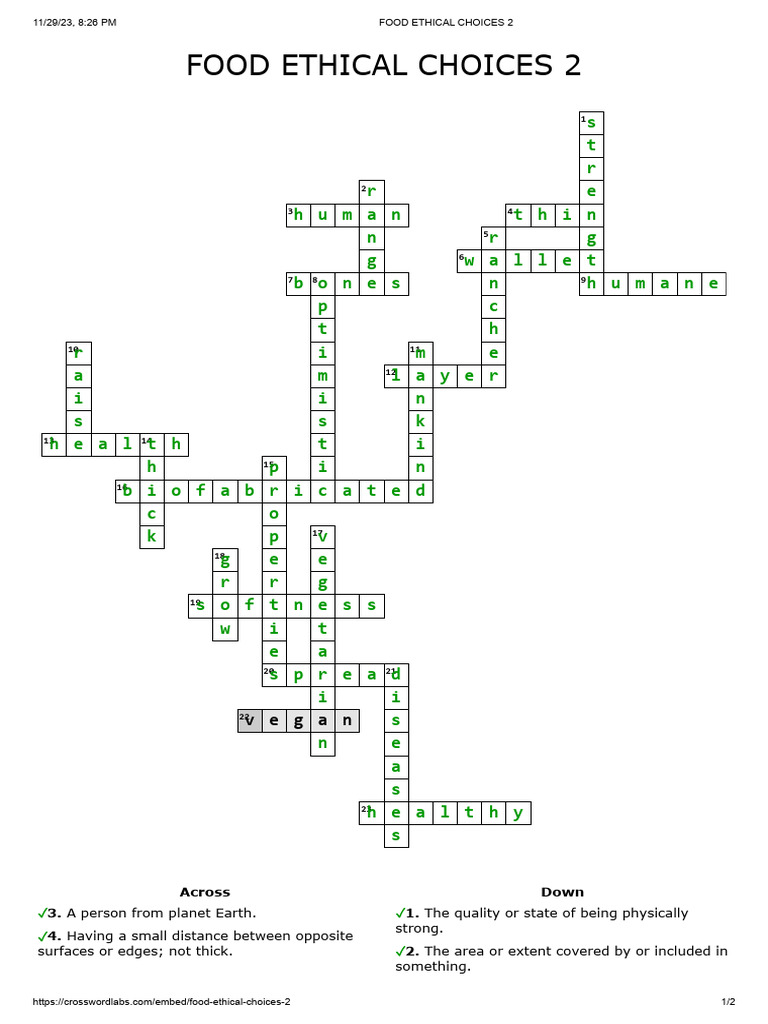 Food Ethical Choices 2 | PDF | Meat | Biology