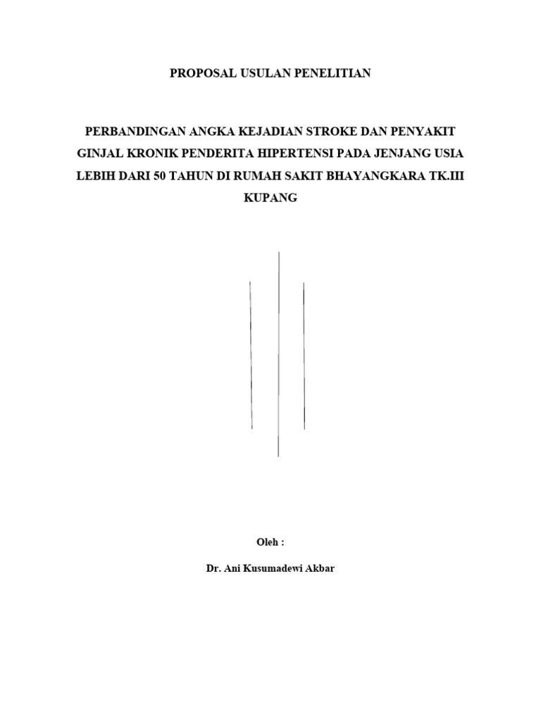 Proposal Usulan Penelitian | PDF | Pengembangan Diri