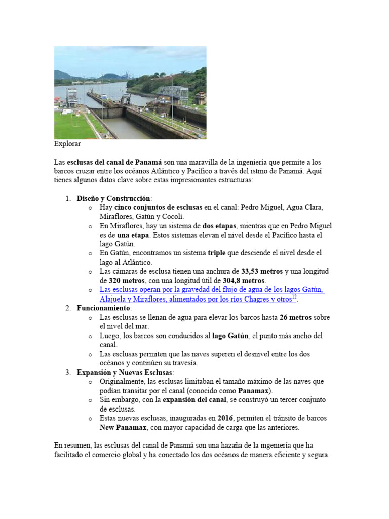 Esclusas | PDF | Viajes y turismo | Arte