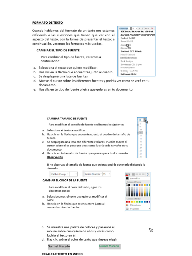 Fomato D Texto | PDF