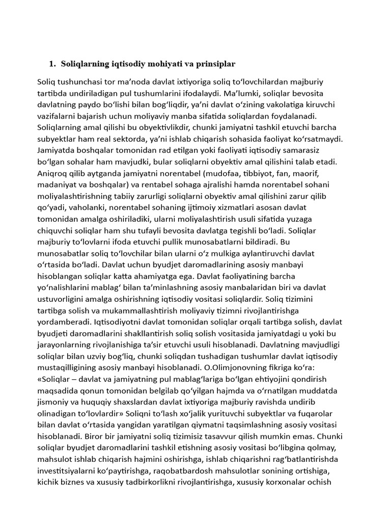 Javoblar | PDF