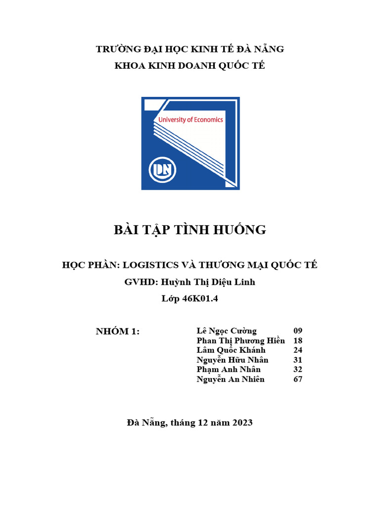 NHÓM 1-CASE STUDY CHƯƠNG 4 (8.1)-46K01.4 | PDF NHÓM 1-CASE STUDY CHƯƠNG 4 (8.1)-46K01.4 | PDF
