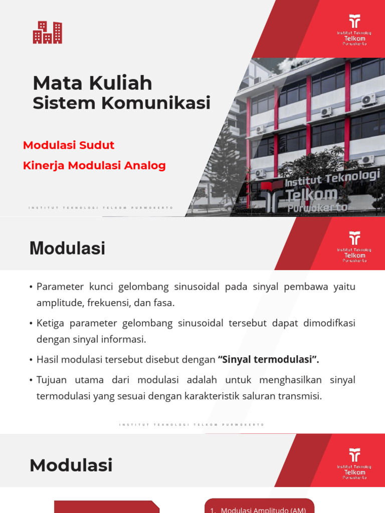 Modulasi Sudut | PDF | Sains & Matematika