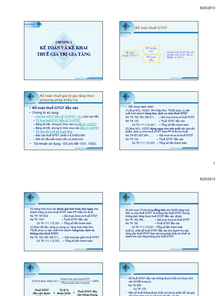 New Slide KT Thue GTGT | PDF