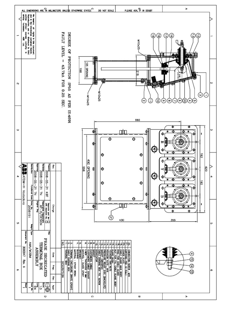 Isolator Motor BFP DRG | PDF
