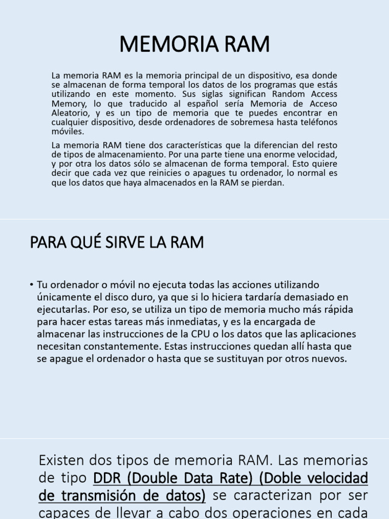 Memoria Ram | PDF