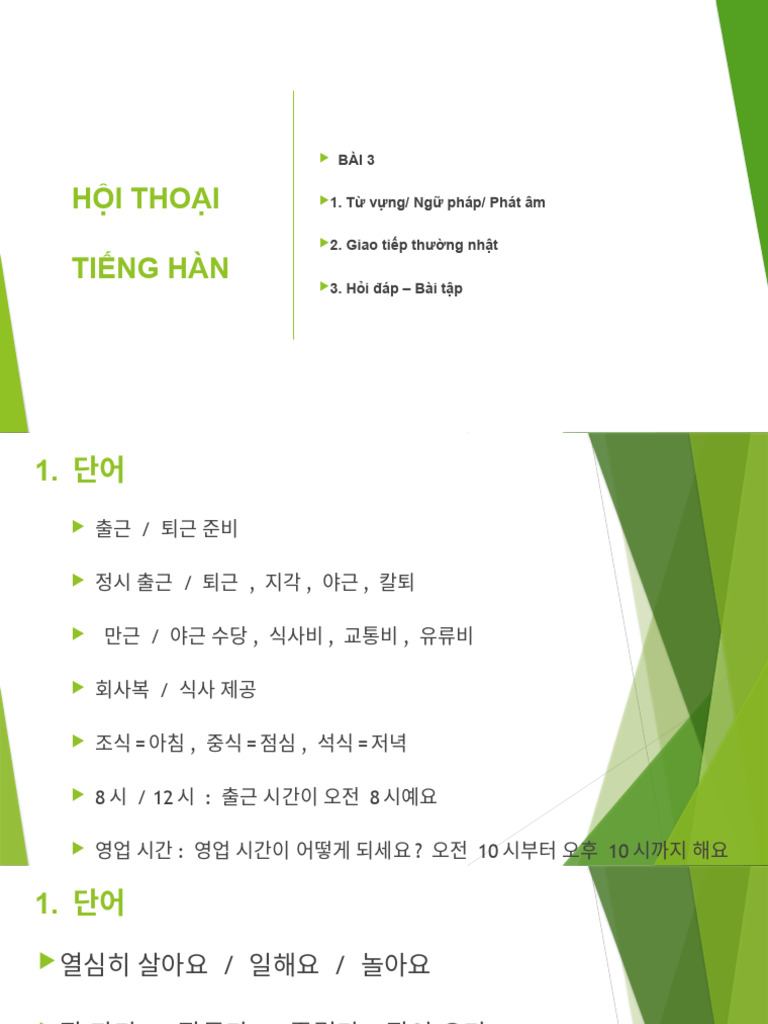 Hoi Thoai th3 | PDF