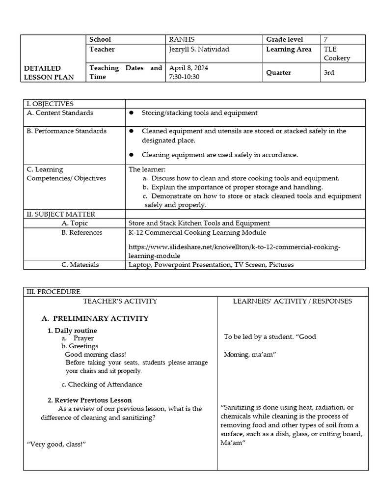 G7 Storing And Stacking Kitchen Tools And Equipment Pdf Dishwasher