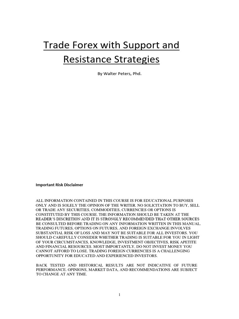 Forex Trading: Support & Resistance Guide | PDF | Foreign Exchange ...