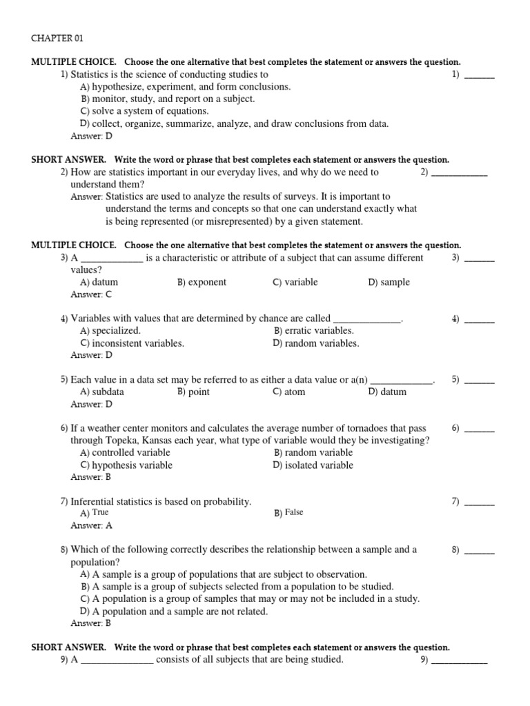 Understanding Statistics and Measurements | PDF | Statistics | Experiment