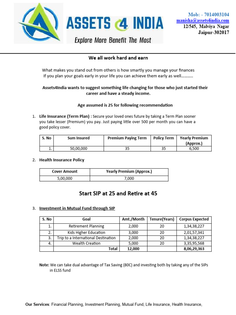 Goal Planning | PDF | Insurance | Life Insurance