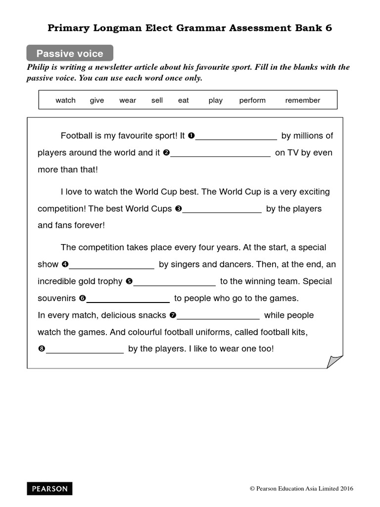 P6_Eng_Worksheet 2 | PDF