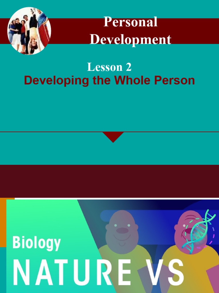 Lesson 2 Developing The Whole Person | PDF | Puberty | Adolescence