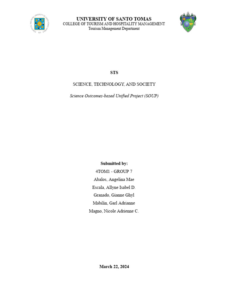 Group 7 - Final SOUP | Download Free PDF | Sustainability | Innovation