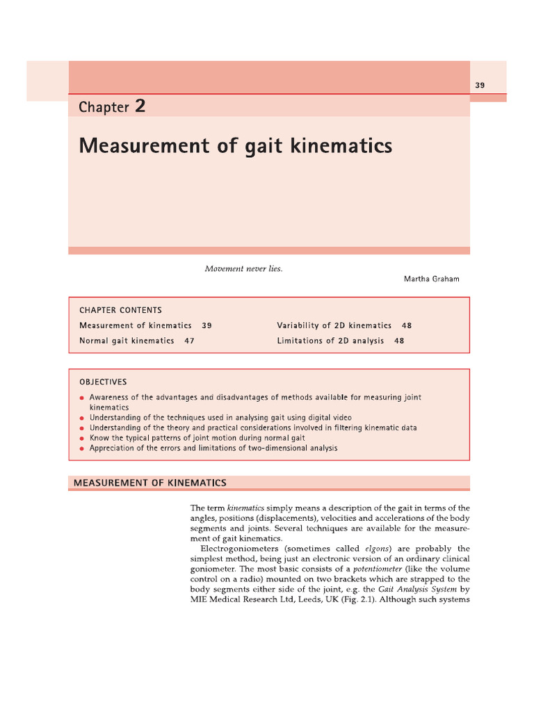 Gait Cycle Topic 2: Measurement of gait kinematics | PDF Gait Cycle Topic 2: Measurement of gait kinematics | PDF