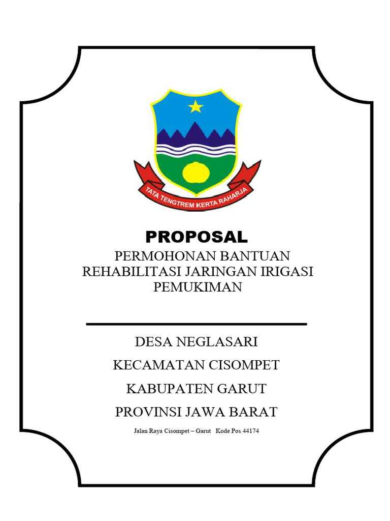 Proposal Irigasi Cempaka Atas | PDF