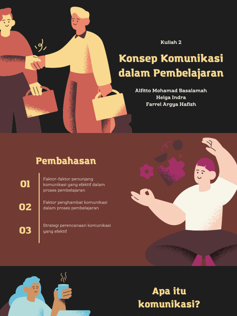 Faktor Penunjang, Penghambat Dan Strategi Konsep Komunikasi Efektif | PDF
