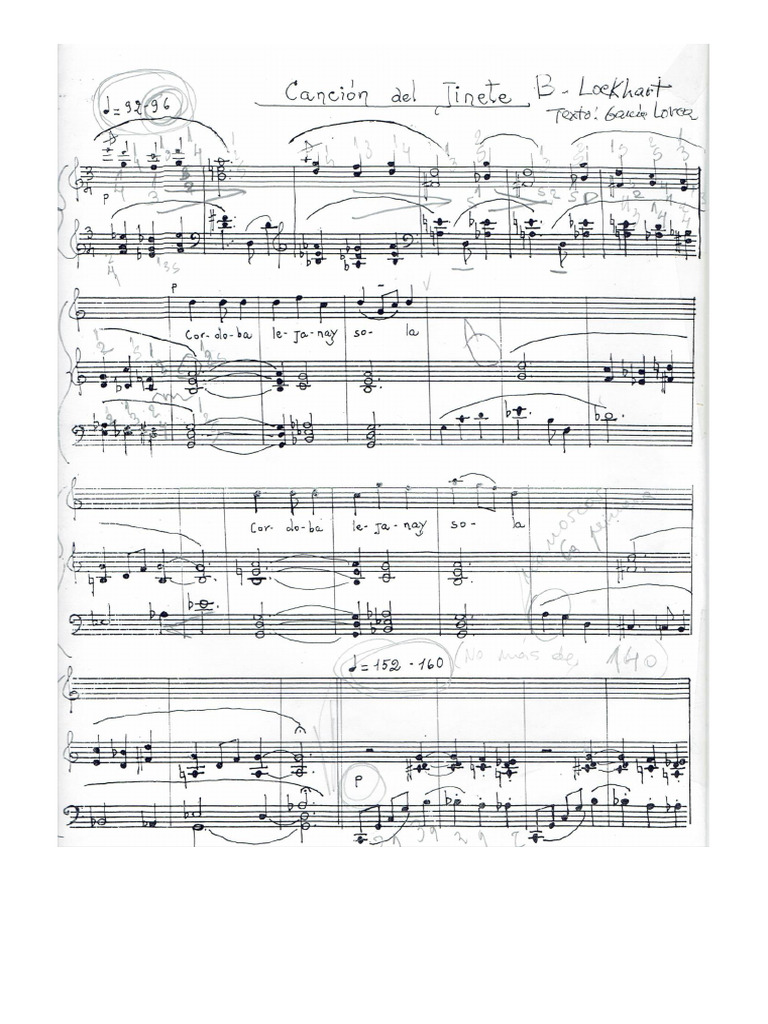 Cancion Del Jinete | PDF