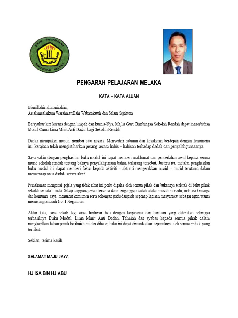 Buku Cuma 5 Minit Mesej Anti Dadah Sekolah Rendah | PDF