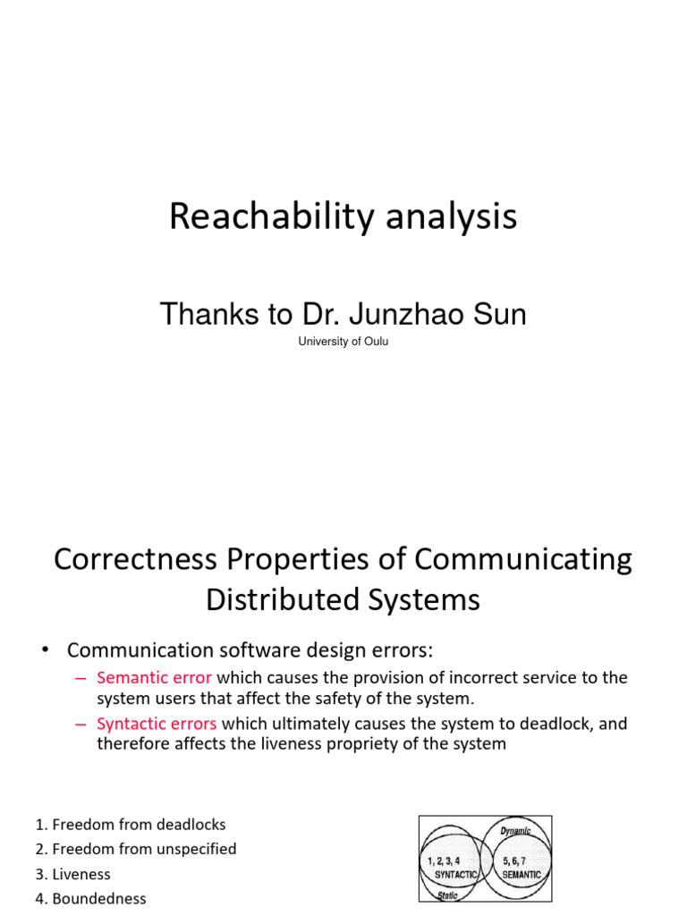 Reachability Analysis Pdf Theoretical Computer Science Computer Science