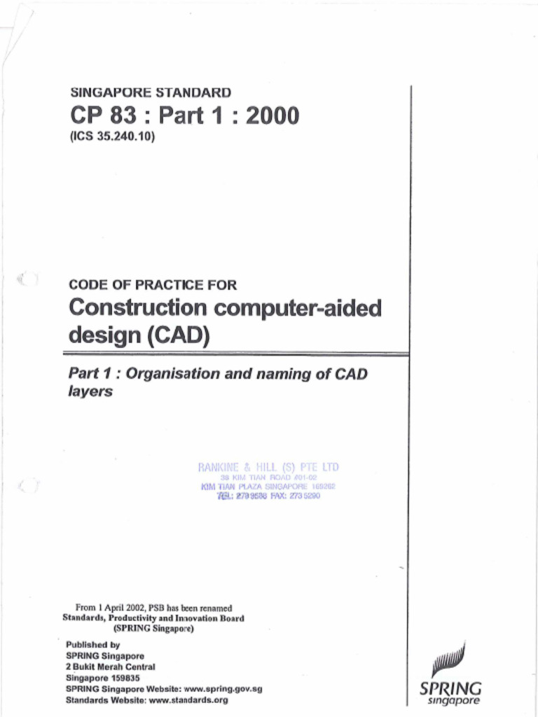 CP 83 Construction Computer Aided Desing Cadpdf | PDF