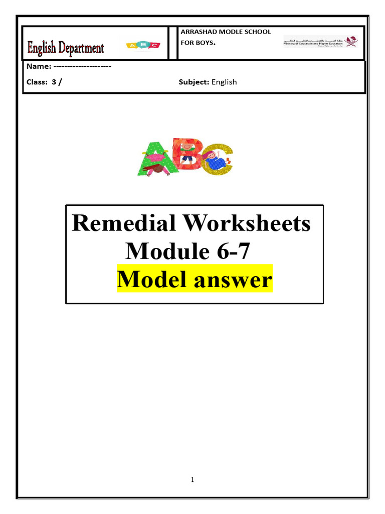 Module 6-7 - Model Answer | Download Free PDF | Foods | Cuisine