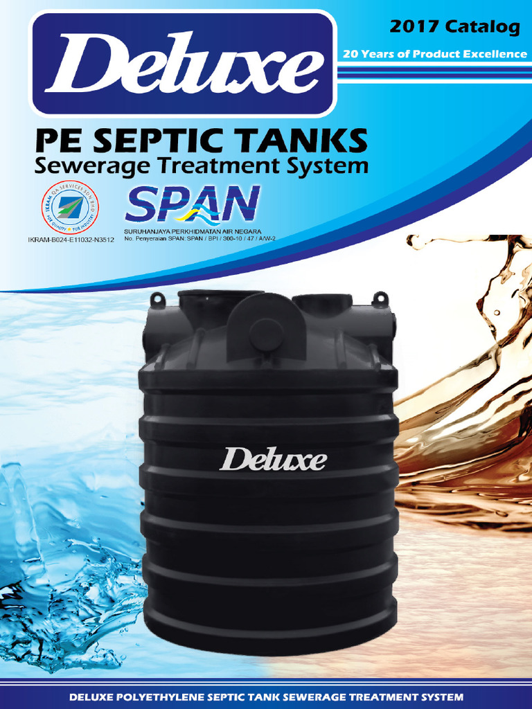 Deluxe PE Septic Tank Catalogue | PDF