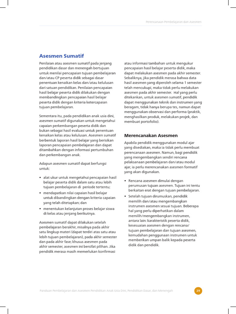 Asesmen Sumatif | PDF