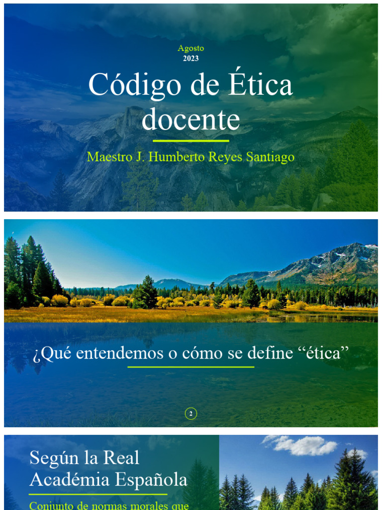 Código de Ética Docente | PDF | Maestros | Empatía