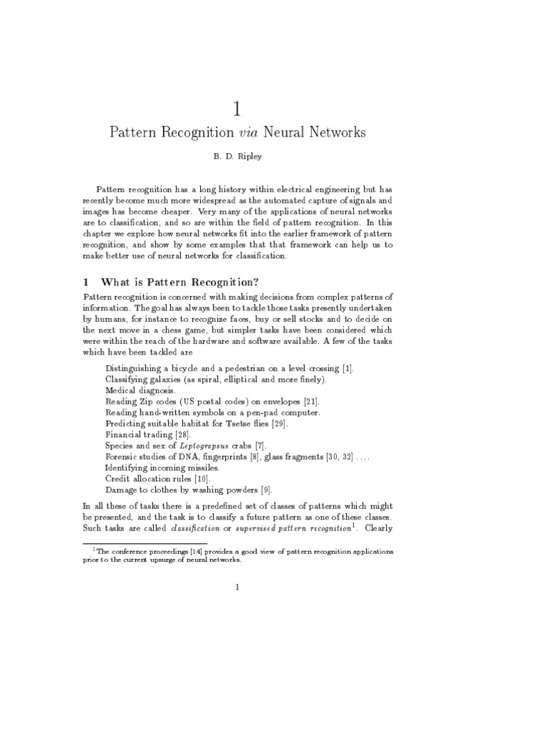 PRNN | PDF | Artificial Neural Network | Pattern Recognition