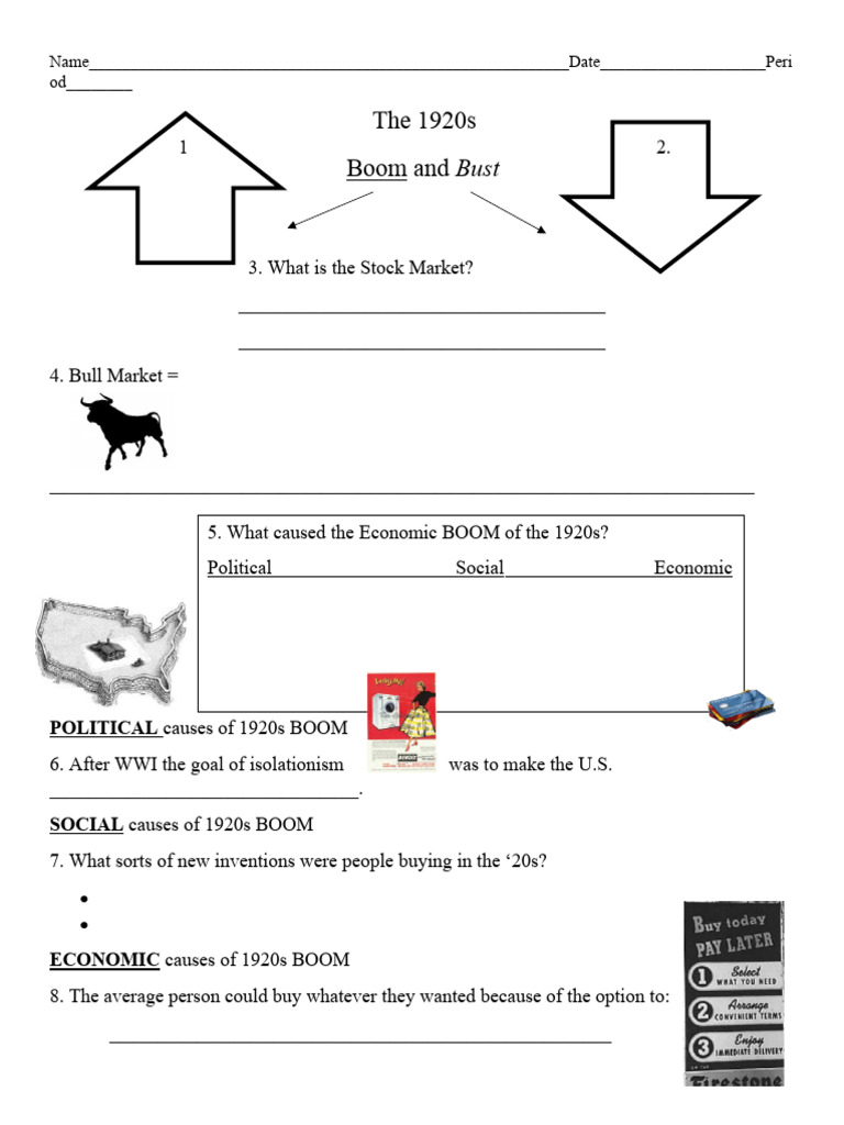 The 1920s Boom and Bust | PDF | Stocks | Margin (Finance)