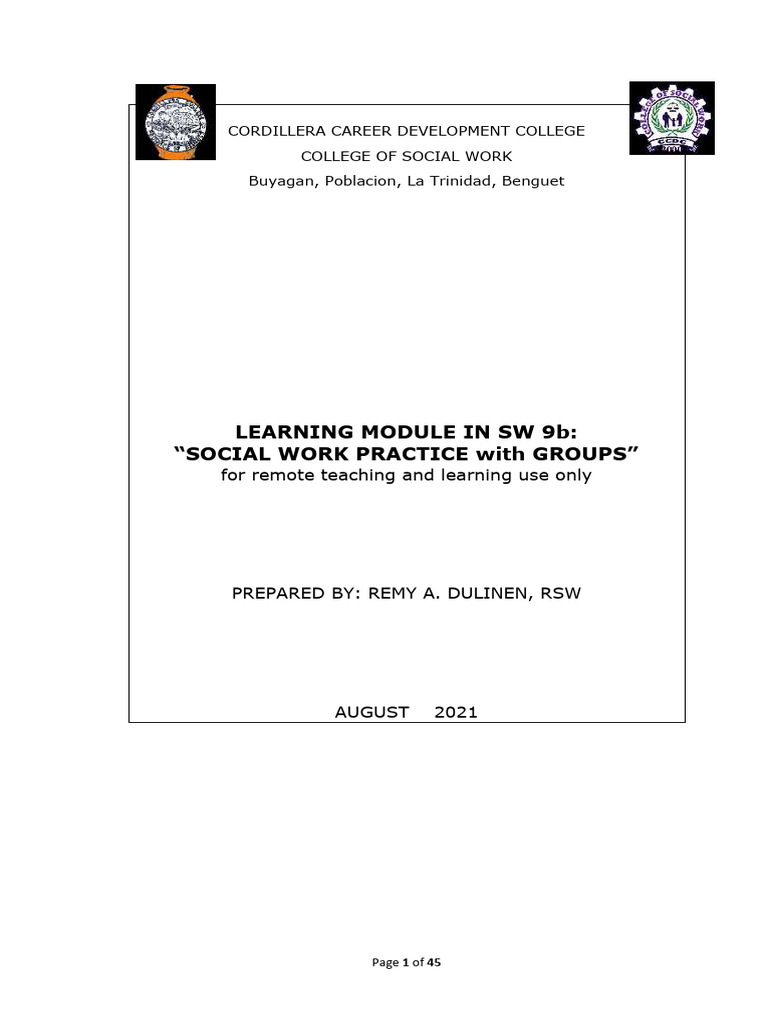 Module - SW 9b Vs 2021 Part 1 | PDF | Evaluation | Goal