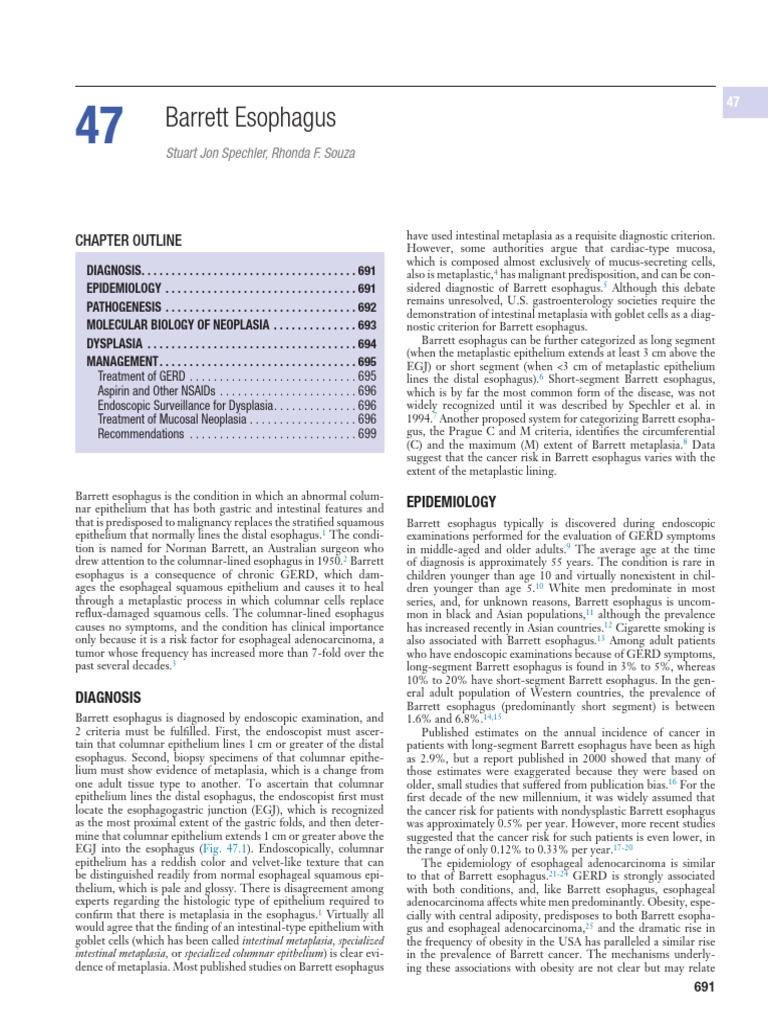 Esófago de Barrett | PDF | Biology | Cells