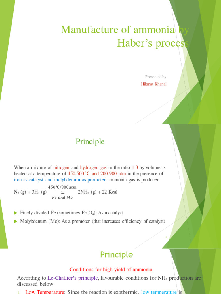 Habers Process 11 | PDF | Catalysis | Ammonia