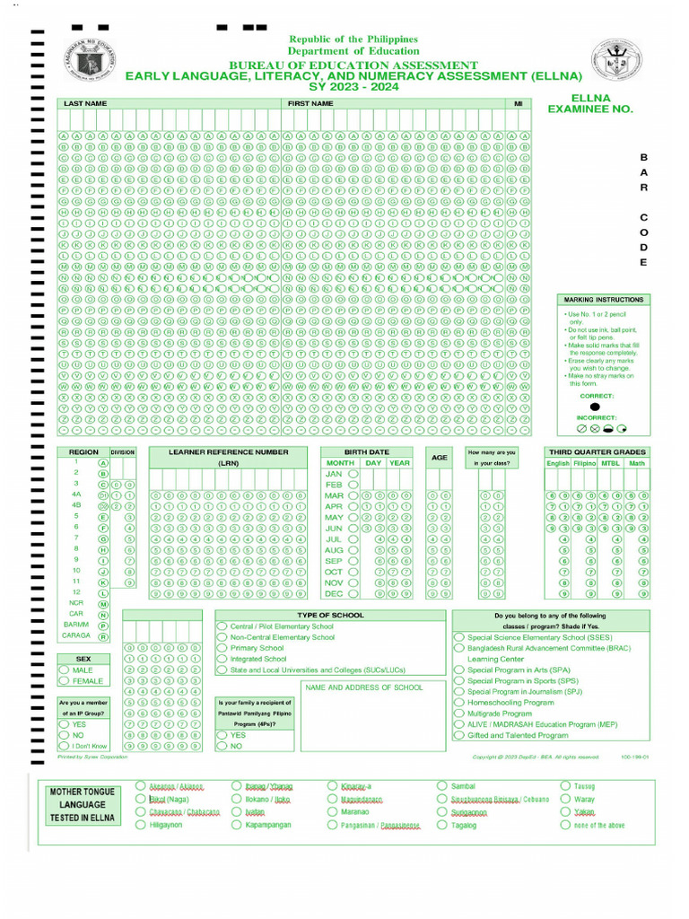 Language & Numeracy Curriculum | PDF