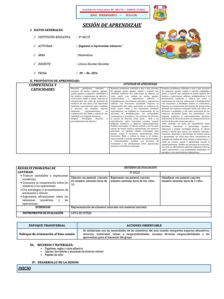 Jugamos a representar números | PDF | Números | Decimal