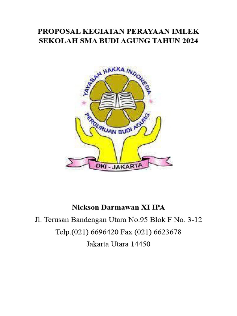 Proposal Kegiatan Sekolah | PDF