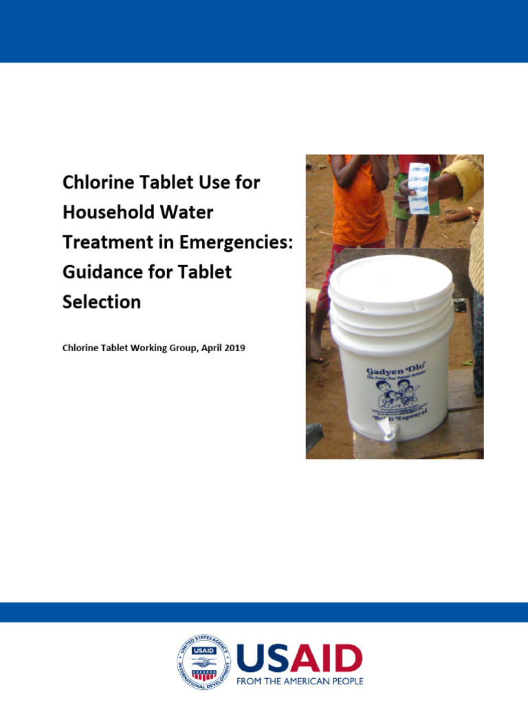 Chlorine Tablet Use Emergencies | PDF | Water | Water Quality
