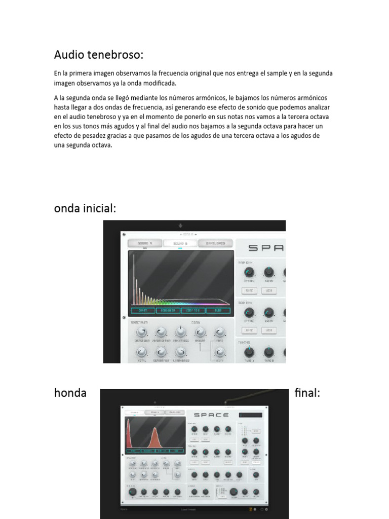 Informe Audios | PDF