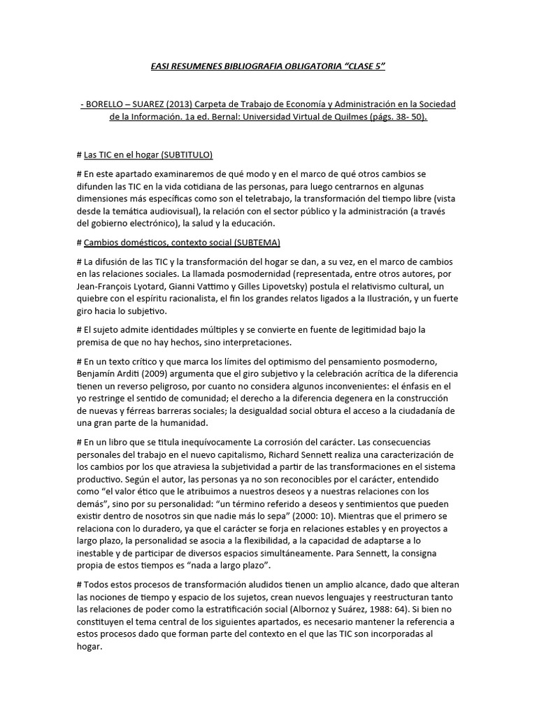 Easi Clase 5 | PDF | Tecnología de información y comunicaciones | Internet