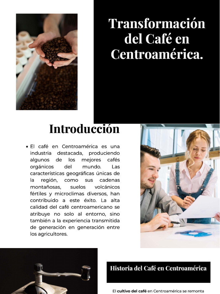 Historia Del Cafe C A Pdf Café Centroamérica