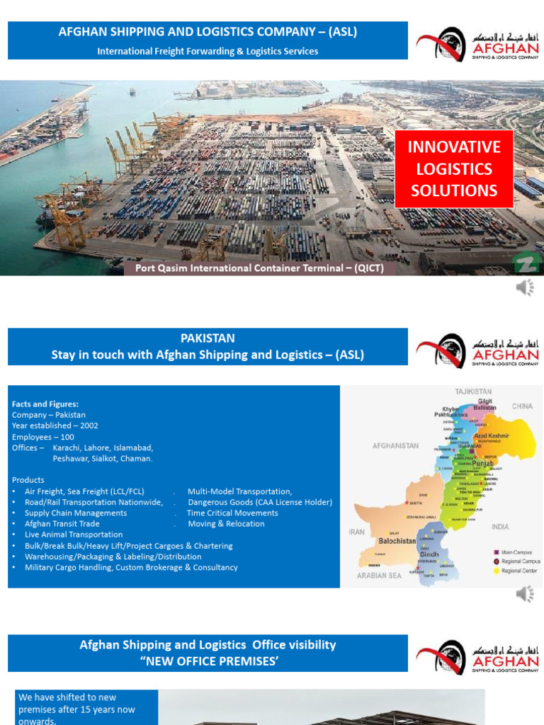 ASL Profile | PDF | Cargo | Logistics