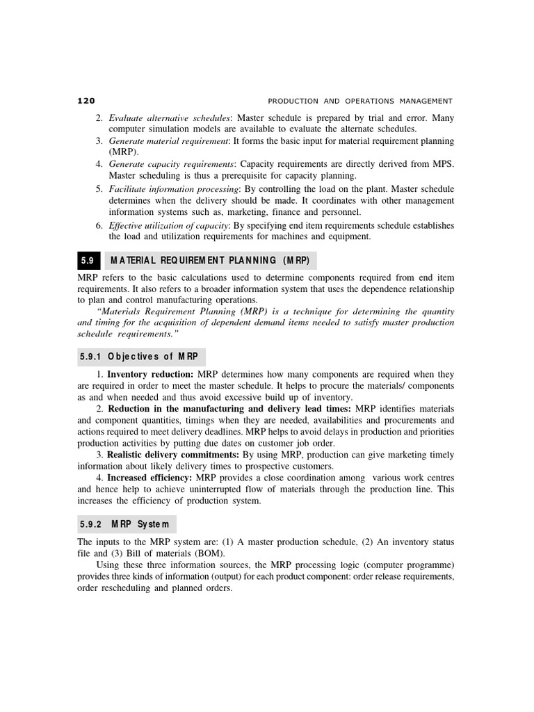 MRP 1&2 | PDF | Enterprise Resource Planning | Production And Manufacturing