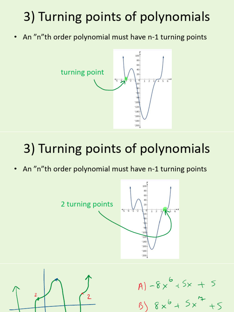 7 General Graphs, Interpreting Graphs and Polynomials Part 2 | PDF ...