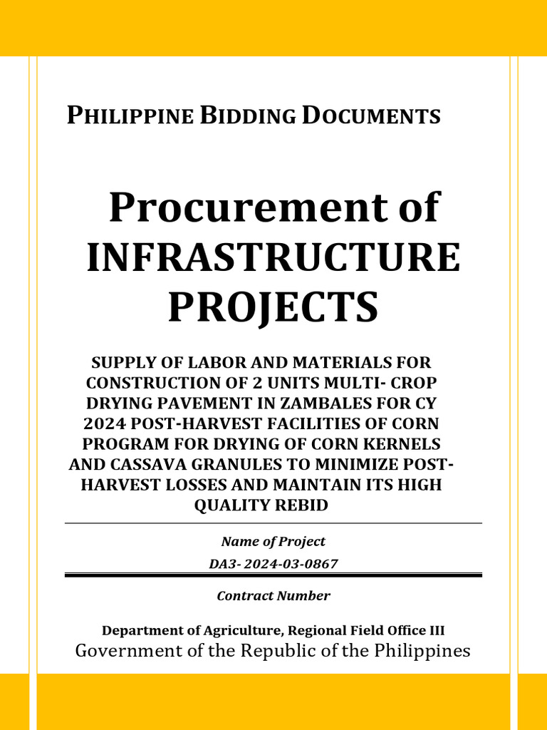 Philippine Bidding Documents | PDF | Procurement