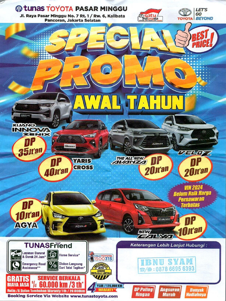 Toyota Pasar Minggu | PDF